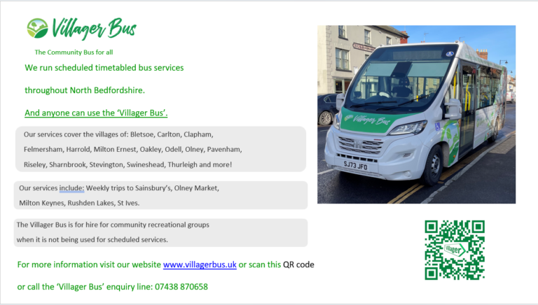 Villager Bus – Sharnbrook Surgery